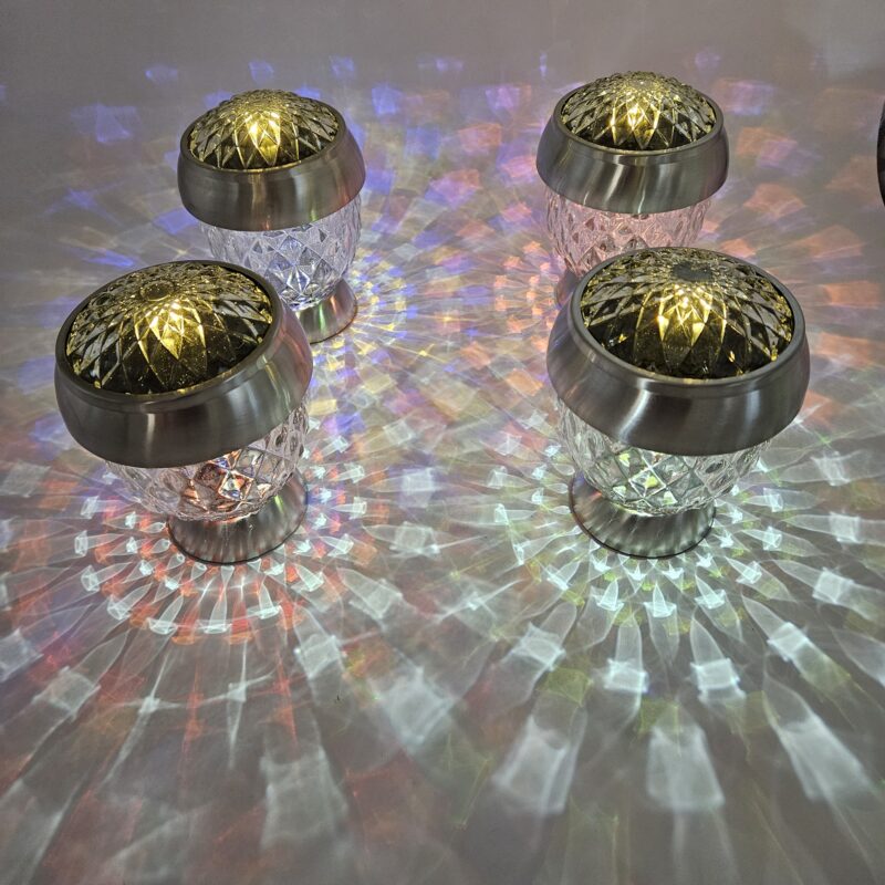 Solithia Kristall Solarleuchte 4er Set Rainbow - Kalle Kommt